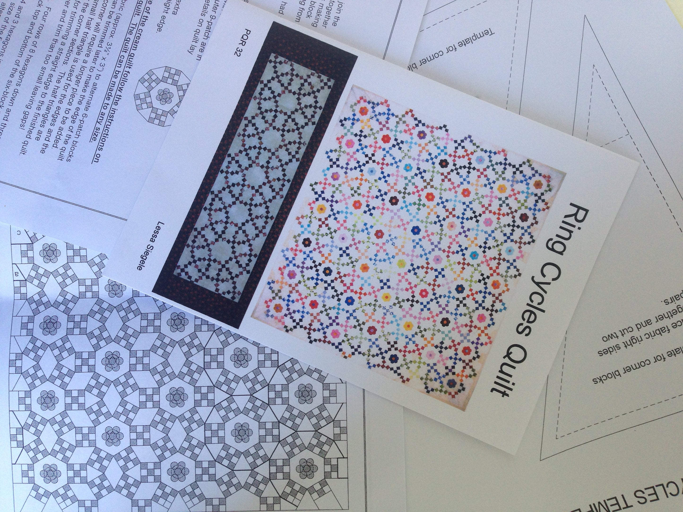 Ring Cycles - Quilt Pattern - HARD COPY – ART QUILT SUPPLIES - 2 Sew ...