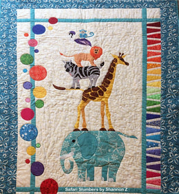 Safari Slumbers - Quilt Pattern with African Zoo animal friends – ART ...